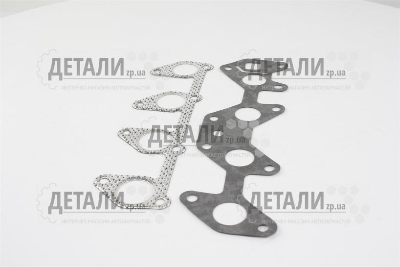 Прокладка колектора Ланос 8кл (к-т 2шт впуск шкіркартон, випуск перф ...